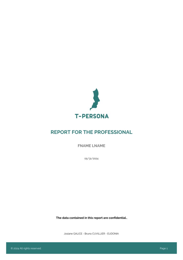 Orientation Hub / T-Persona - Big Five and Holland based personality test
